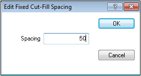 View-Cut Fill Options