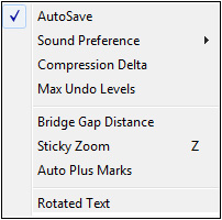 Options Menu-IMPORT MODE